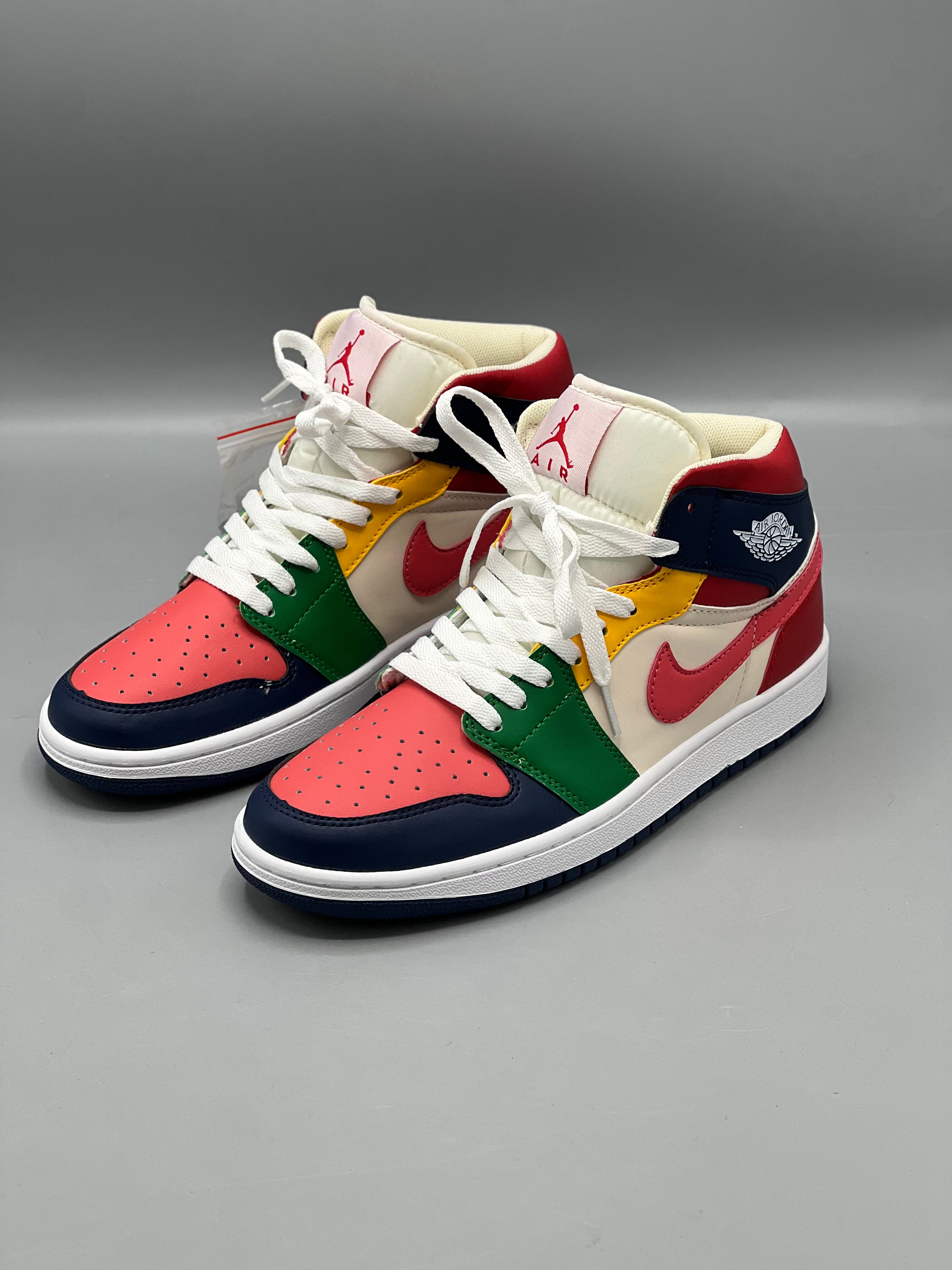Air Jordan 1 Mid-WMNS Multi Colour – FEIDCLOTHES
