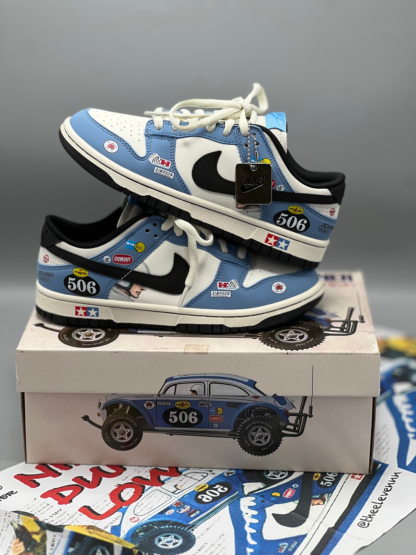 Nike dunk low sb “jackman wheels” – FEIDCLOTHES